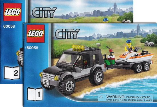 Instruction Booklet for LEGO set SUV with Watercraft – Creative Brick ...