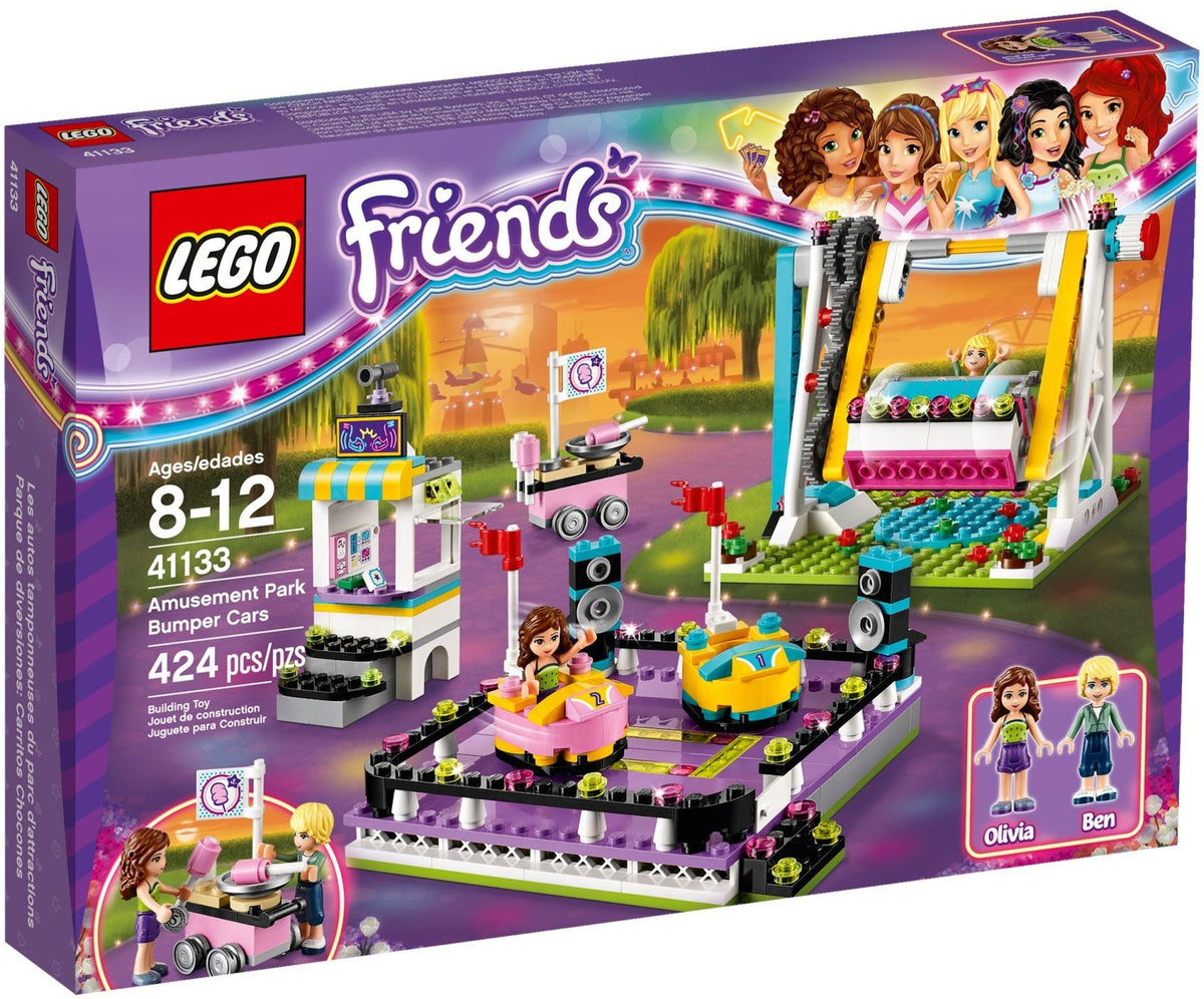 LEGO Set-Amusement Park Bumper Cars-Friends-41133-1-Creative Brick Builders