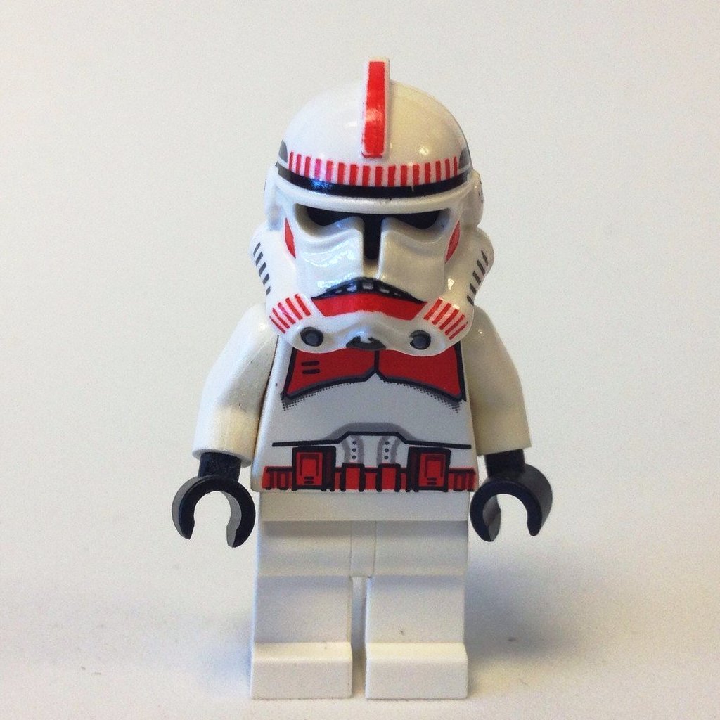 Clone Trooper Ep.3, Red Markings, White Hips 'Shock Trooper' (7671 ...