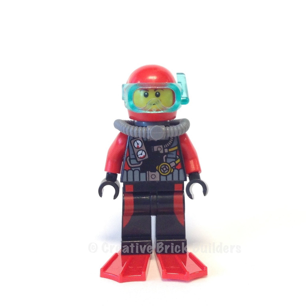 Scuba Diver, Male, Flippers, LEGO Minifigures, Town / City / Deep Sea ...