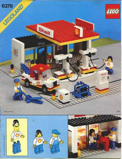 LEGO Service Station--6378-1 – Creative Brick Builders